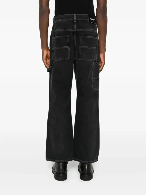 Off-White Gothic Ow Flare Carpenter Jeans - Multicolor