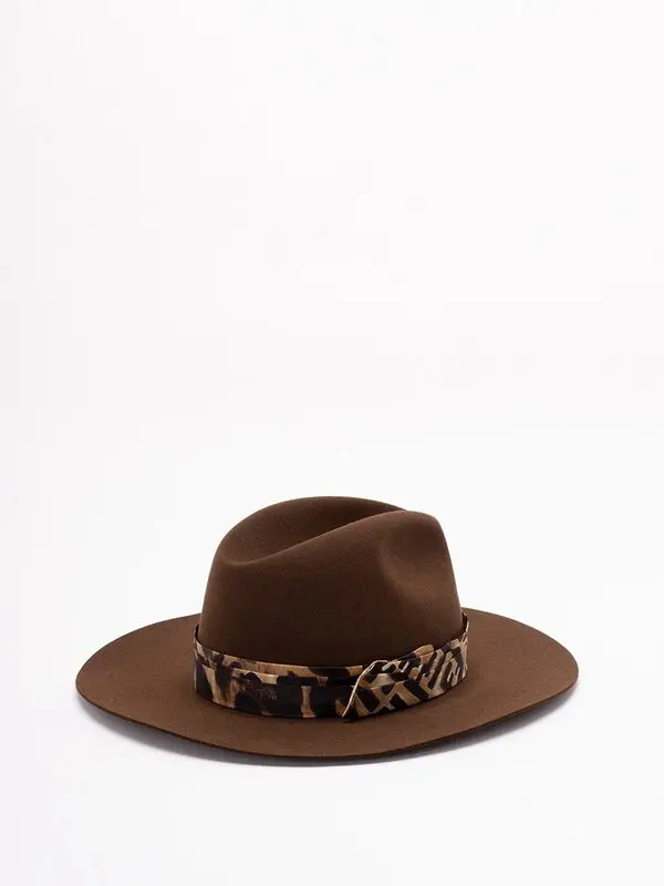 Fendi Fedora Hat - Multicolor