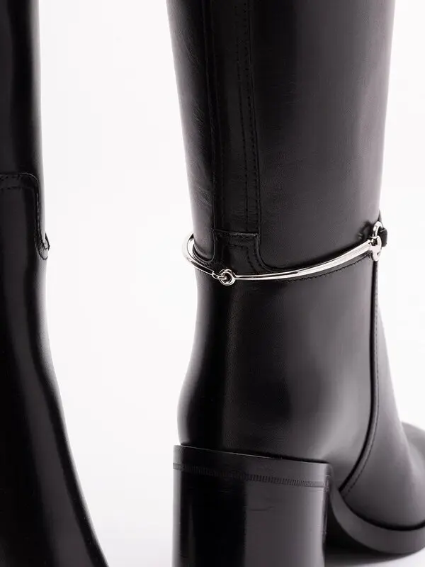 Gucci Charlotte Leather Boots