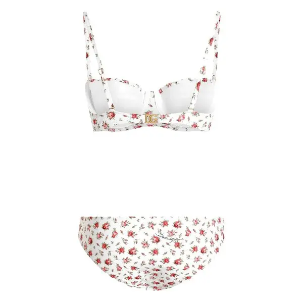 Dolce & Gabbana Floral Print Underwire Bikini