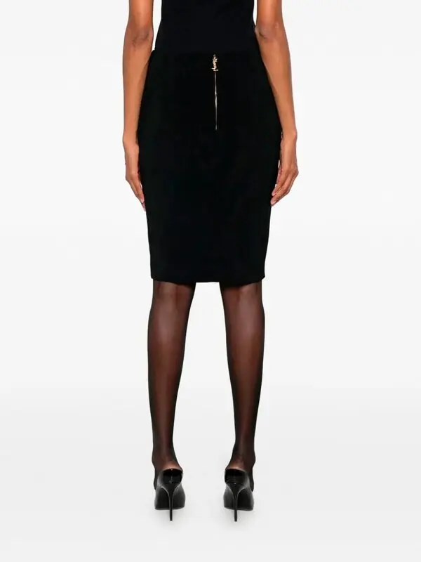 Saint Laurent Viscose Skirt