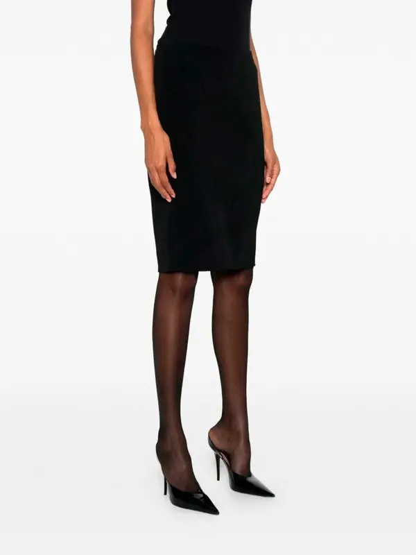 Saint Laurent Viscose Skirt