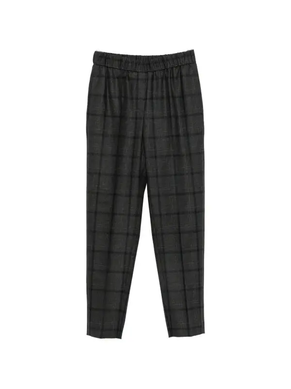 Peserico Tailored Wool Pants - Multicolor