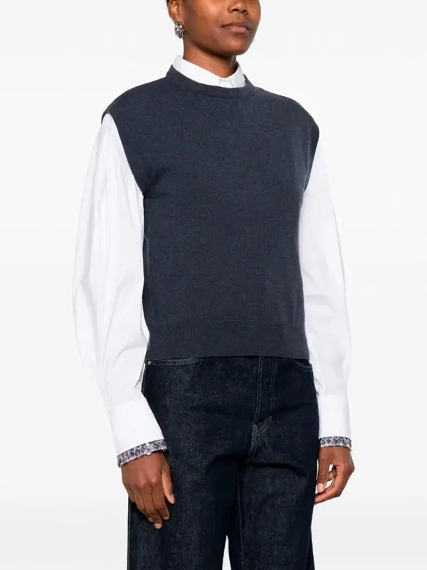 Brunello Cucinelli Cashmere Knitted Vest - Multicolor
