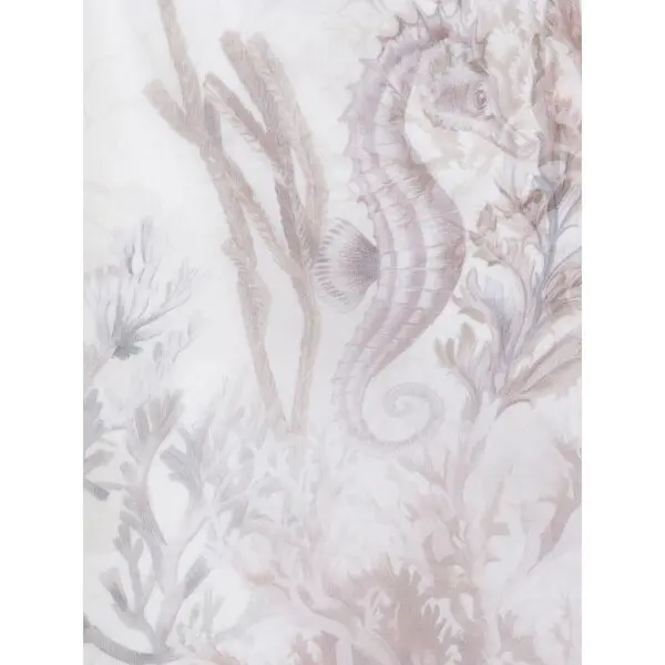 Max Mara Floral Print Pencil Skirt With Rear Slit - White