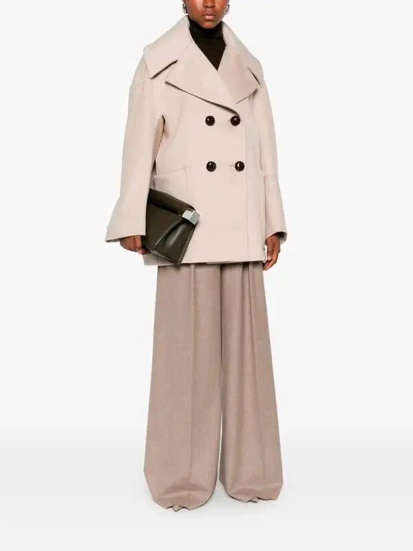 Max Mara Cashmere Double-breasted Jacket - Multicolor