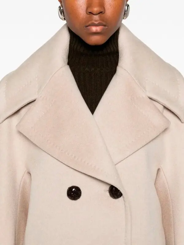 Max Mara Cashmere Double-breasted Jacket - Multicolor