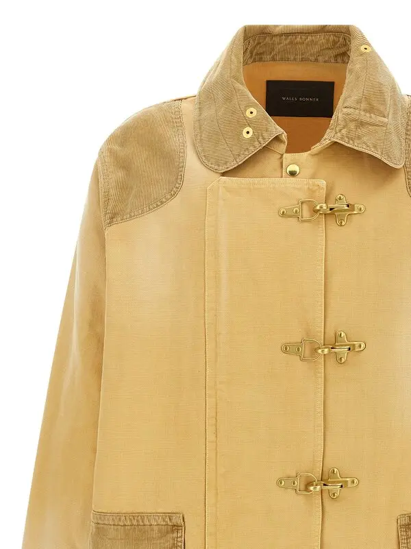 WALES BONNER Sierra Coat - Cream