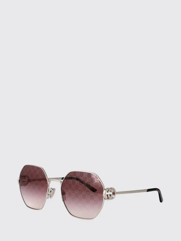 Gucci Octagonal Sunglasses - Silver