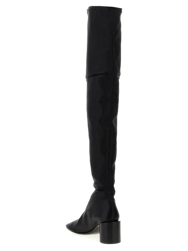 JIL SANDER Nappa Over The Knee Boots
