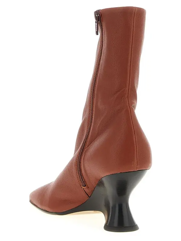Dries Van Noten W.l. Ankle Boots - Brown