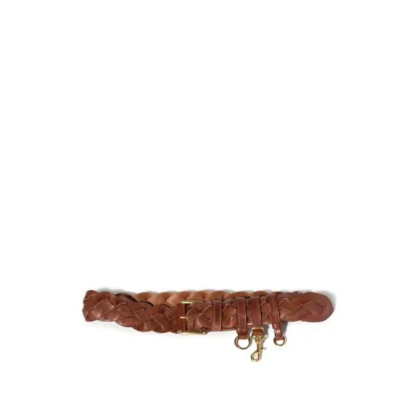 Miu Miu Braided Leather Belt - Brown