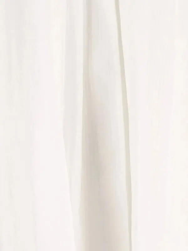 Loewe Draped V-neck 3/4 Sleeve Dress - Multicolor