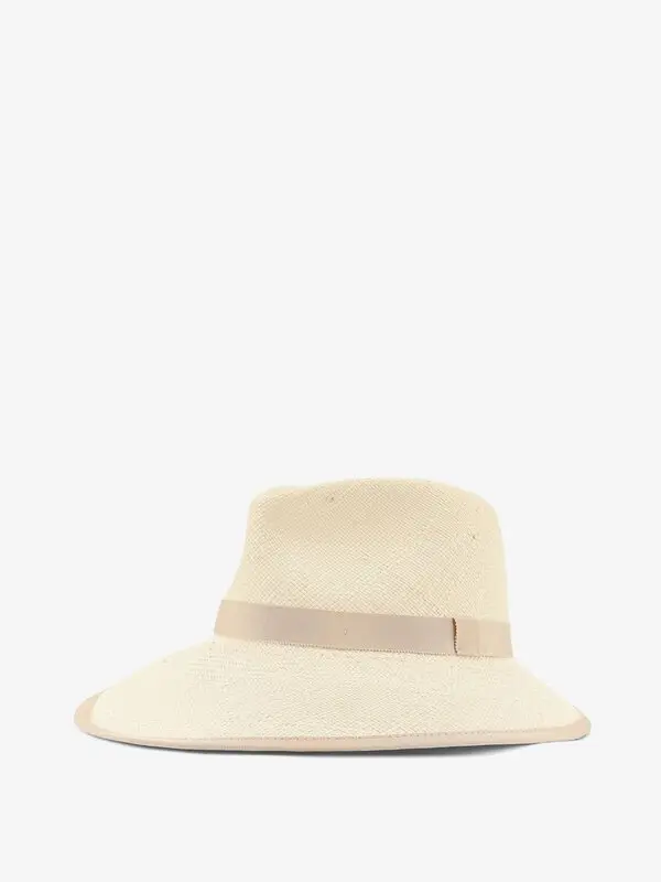 Max Mara Panama Hat - Cream