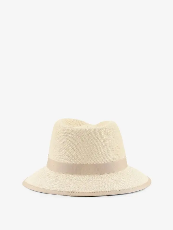 Max Mara Panama Hat - Cream
