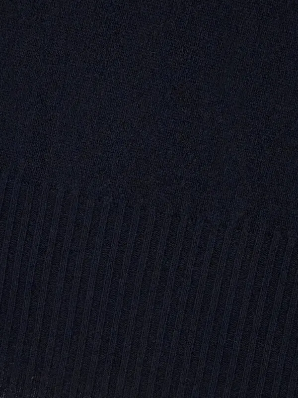 Alberta Ferretti Long Sleeve V-neck Cashmere Sweater