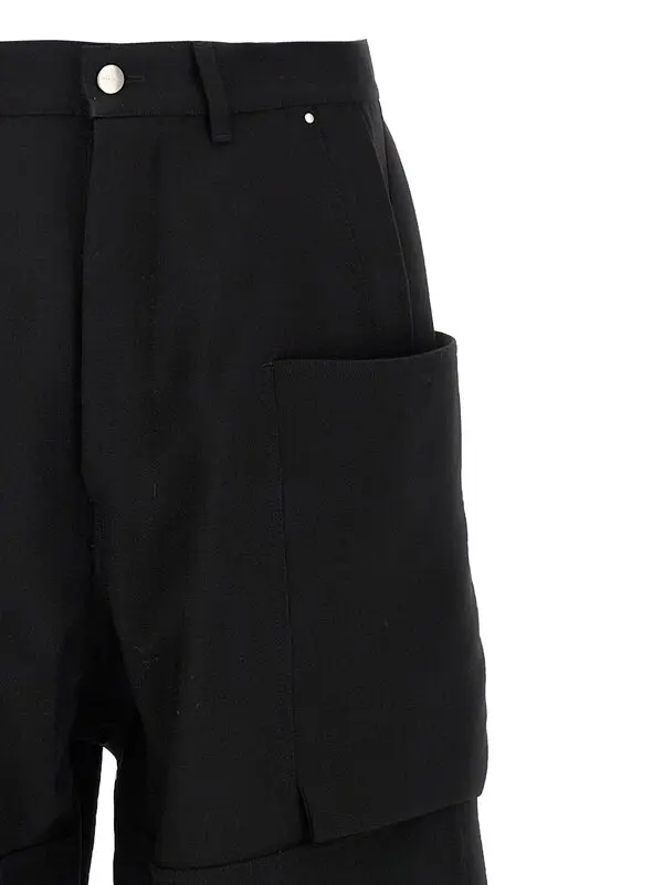 Rick Owens Stefan Cargo Virgin Wool Trousers