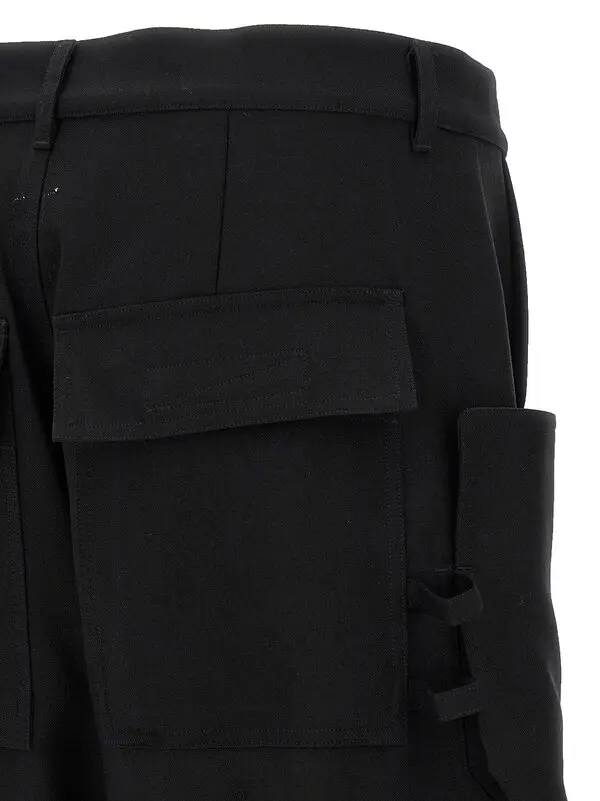 Rick Owens Stefan Cargo Virgin Wool Trousers