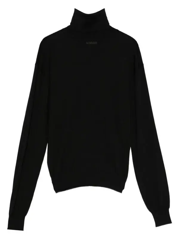 Saint Laurent Wool Turtleneck Sweater - Multicolor