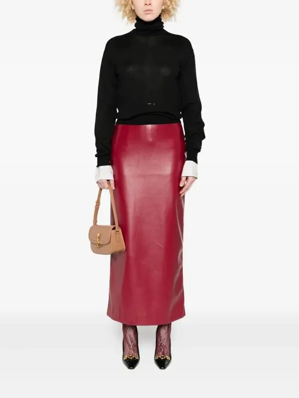 Saint Laurent Wool Turtleneck Sweater - Multicolor