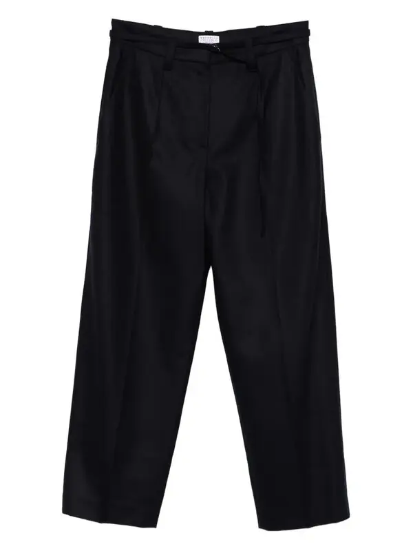 Brunello Cucinelli Wool Pleated Trousers