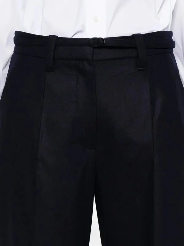 Brunello Cucinelli Wool Pleated Trousers