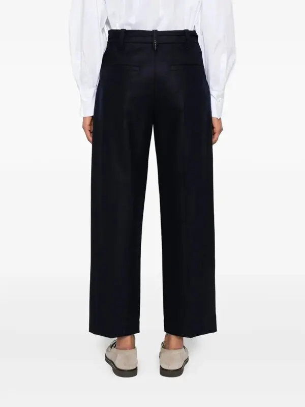 Brunello Cucinelli Wool Pleated Trousers