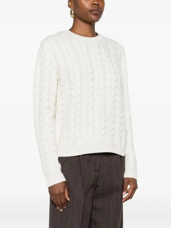Max Mara Cashmere Cable Knit Sweater