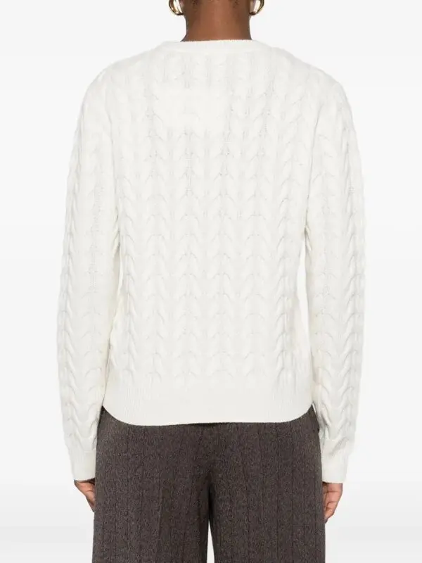 Max Mara Cashmere Cable Knit Sweater