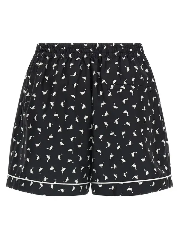 Moschino Silk Twill Printed Shorts - Multicolor
