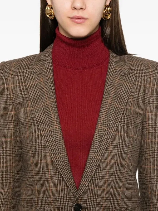 Saint Laurent Wool Blazer - Multicolor