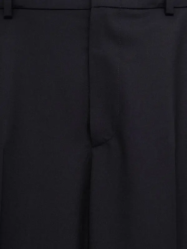Gucci Wool Wide-legged High-waisted Pants