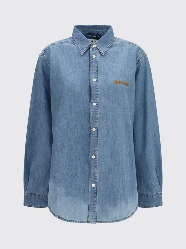 Miu Miu Plaid Shirt - Blue