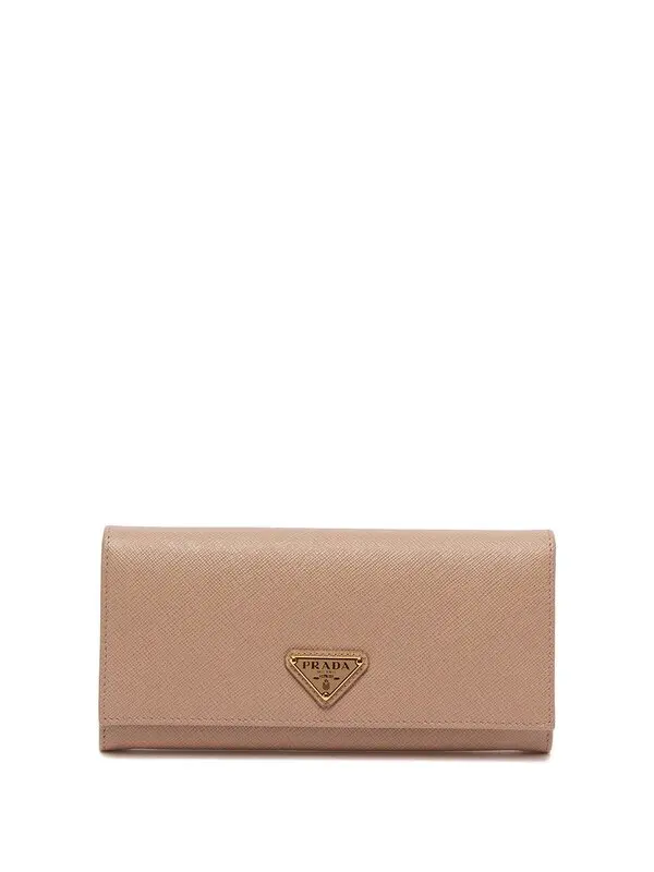 Prada Large Saffiano Leather Wallet - Multicolor