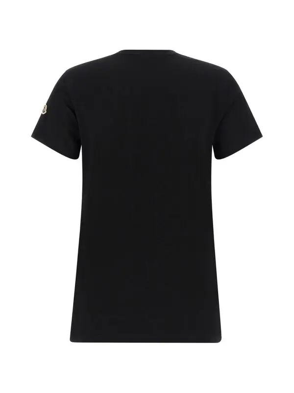 Moncler Logo Cotton T-shirt - Multicolor