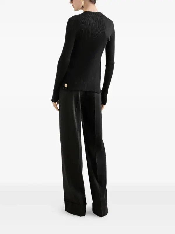 Dolce & Gabbana Wool High-waist Belted Trousers - Multicolor