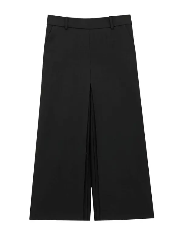 Saint Laurent Wool Cropped Trousers