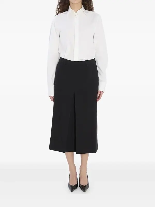 Saint Laurent Wool Cropped Trousers
