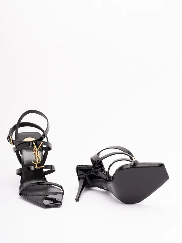 Saint Laurent Cassandra Heeled Sandals - Multicolor