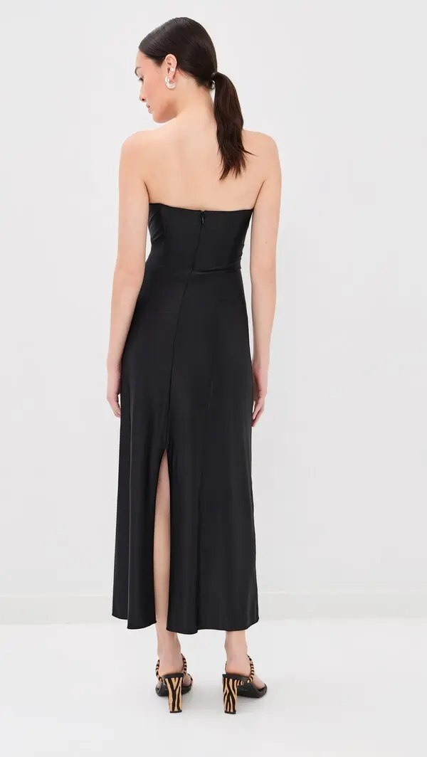 Rabanne Heart-shaped Bustier Midi Dress