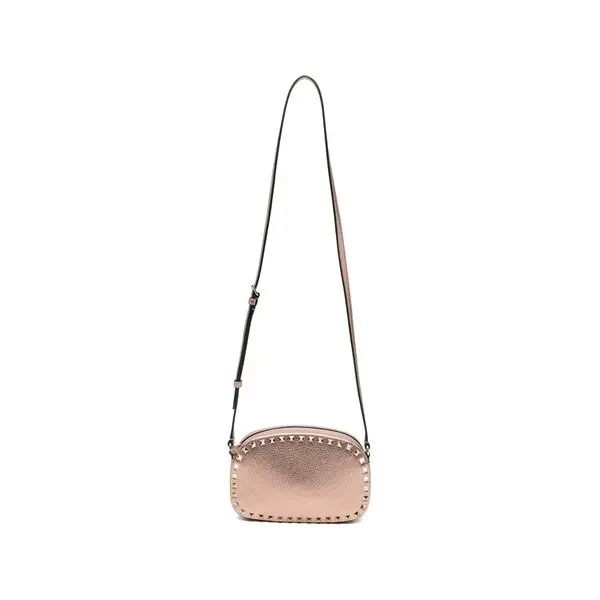 Valentino Garavani Studded Leather Satchel Bag - Pink