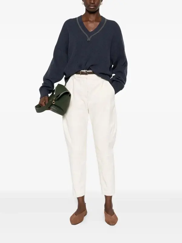 Brunello Cucinelli Dyed Cotton Pants