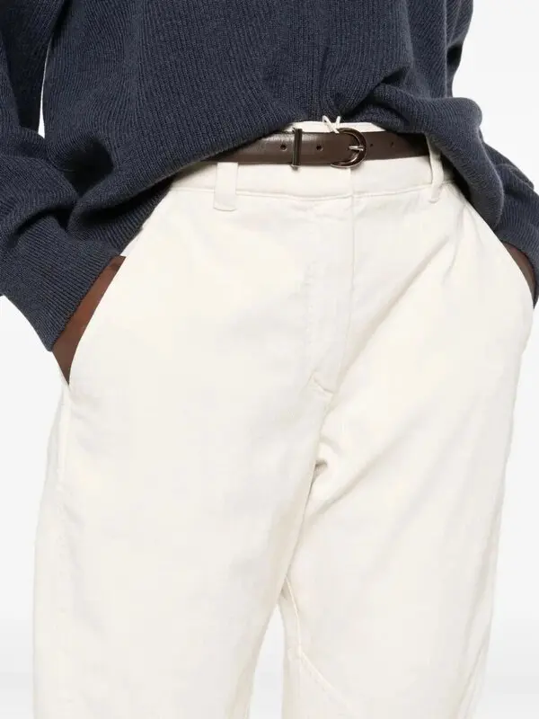 Brunello Cucinelli Dyed Cotton Pants