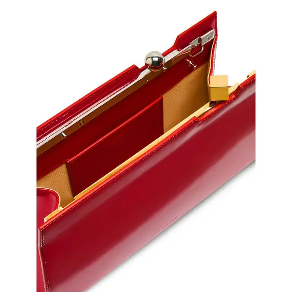 Jacquemus Leather Clutch Bag - Red