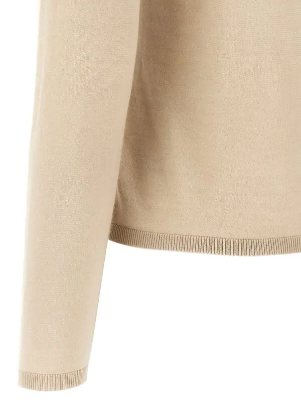 Max Mara Adda Cashmere High Neck Sweater - Cream