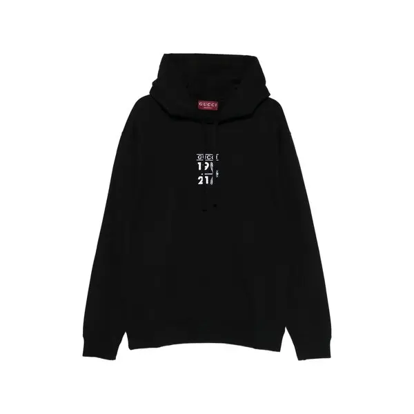 Gucci Graphic Print Cotton Blend Hoodie
