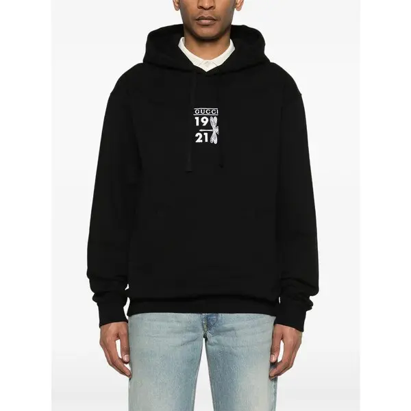 Gucci Graphic Print Cotton Blend Hoodie