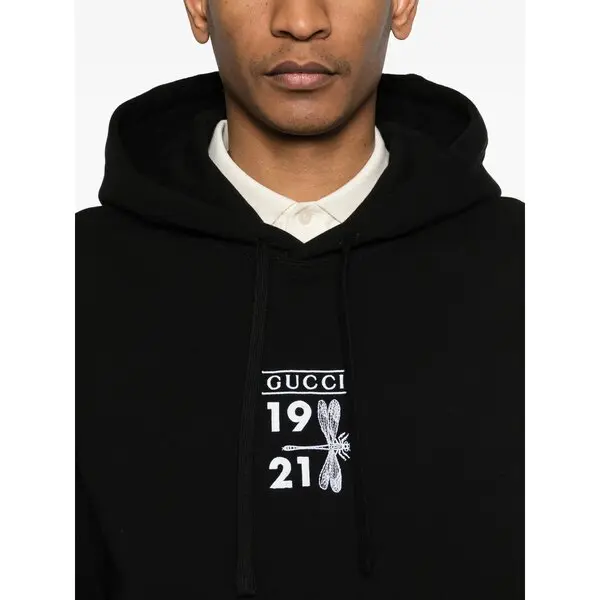 Gucci Graphic Print Cotton Blend Hoodie