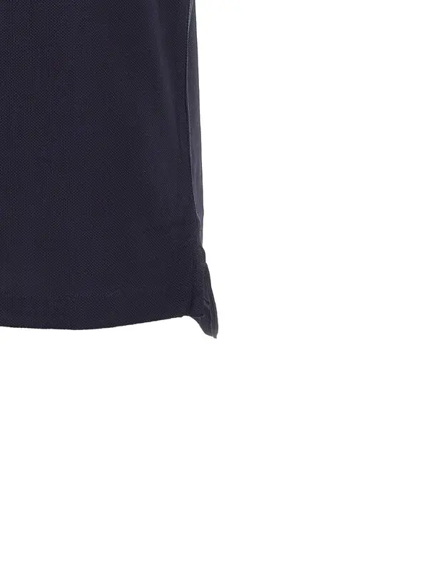 Burberry Logo Embroidery Polo Shirt - Blue