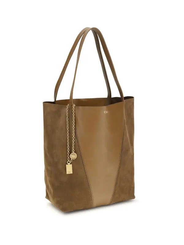 Chloé Spin Shoulder Bag - Cream
